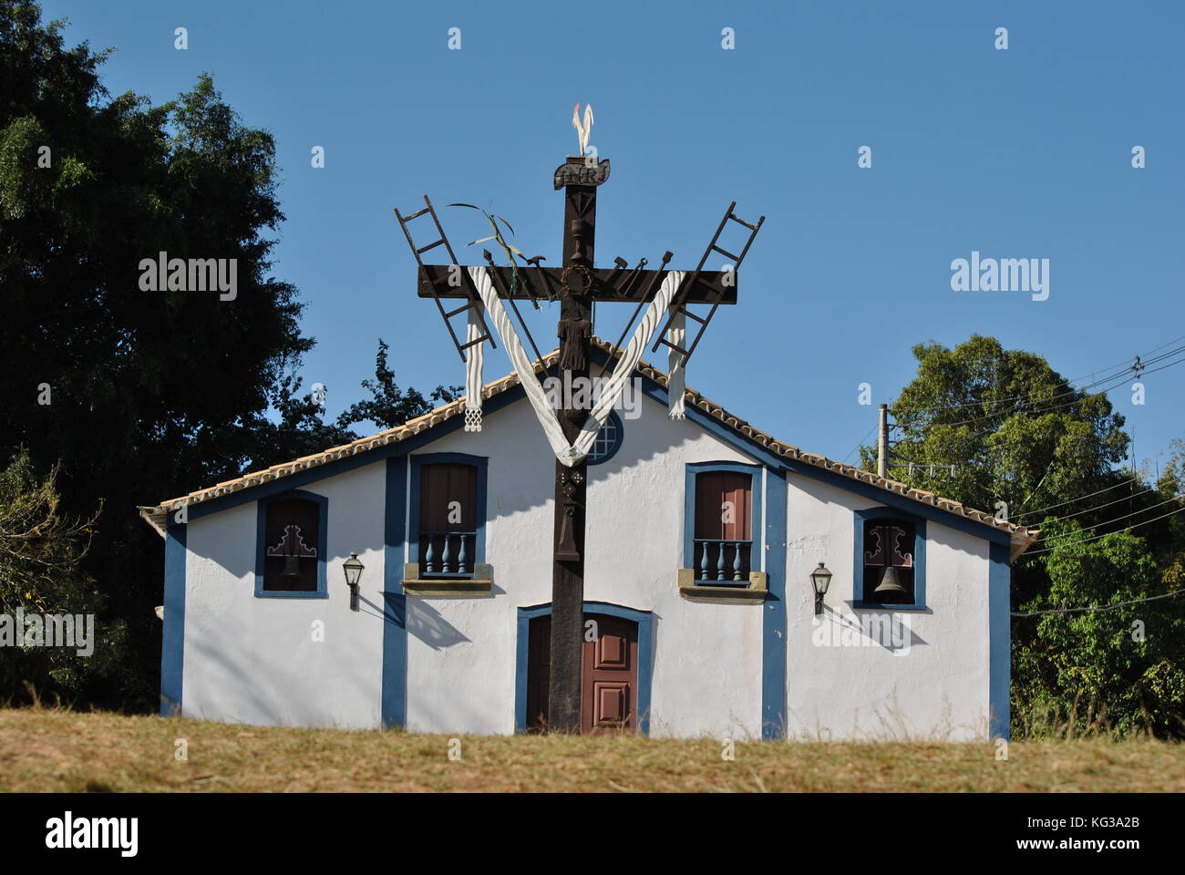 tiradentes minas gerais sao francisco de paula church Stock Photo - Alamy