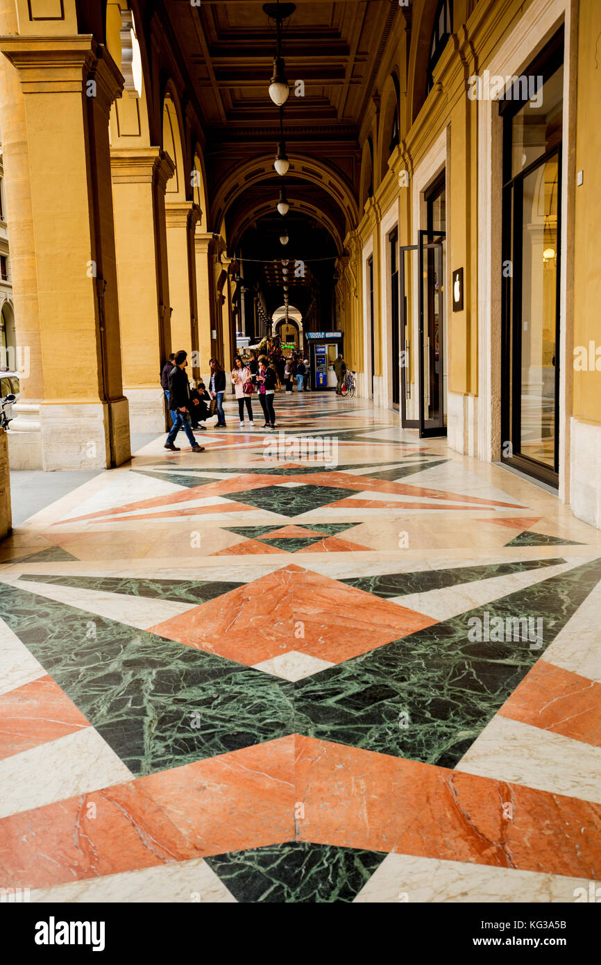 Portico in Piazza Della Repubblica in Florence Italy marble Stock Photo ...