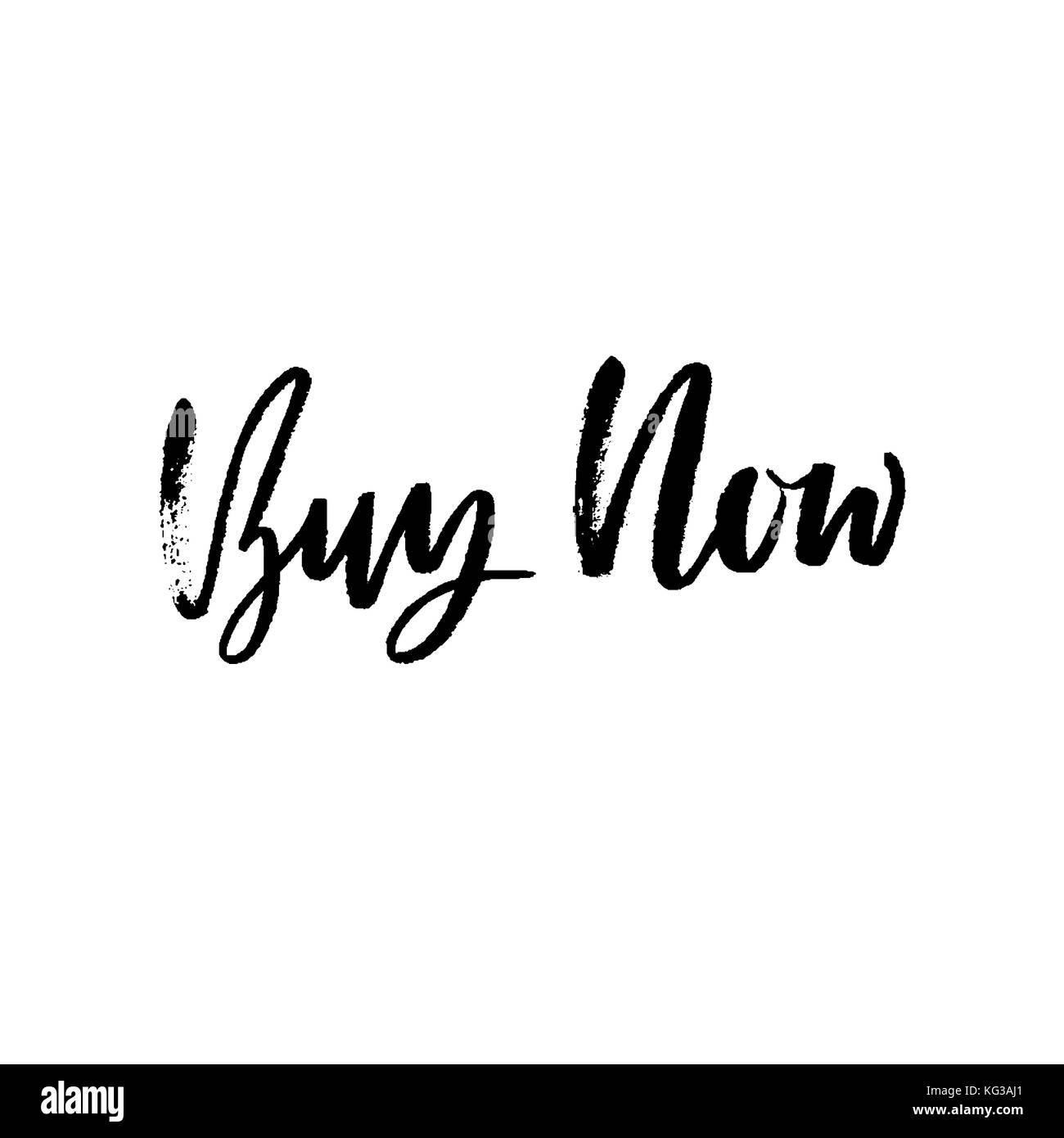 Buy Now. Modern dry brush lettering. Handwritten inscription. Ink ...