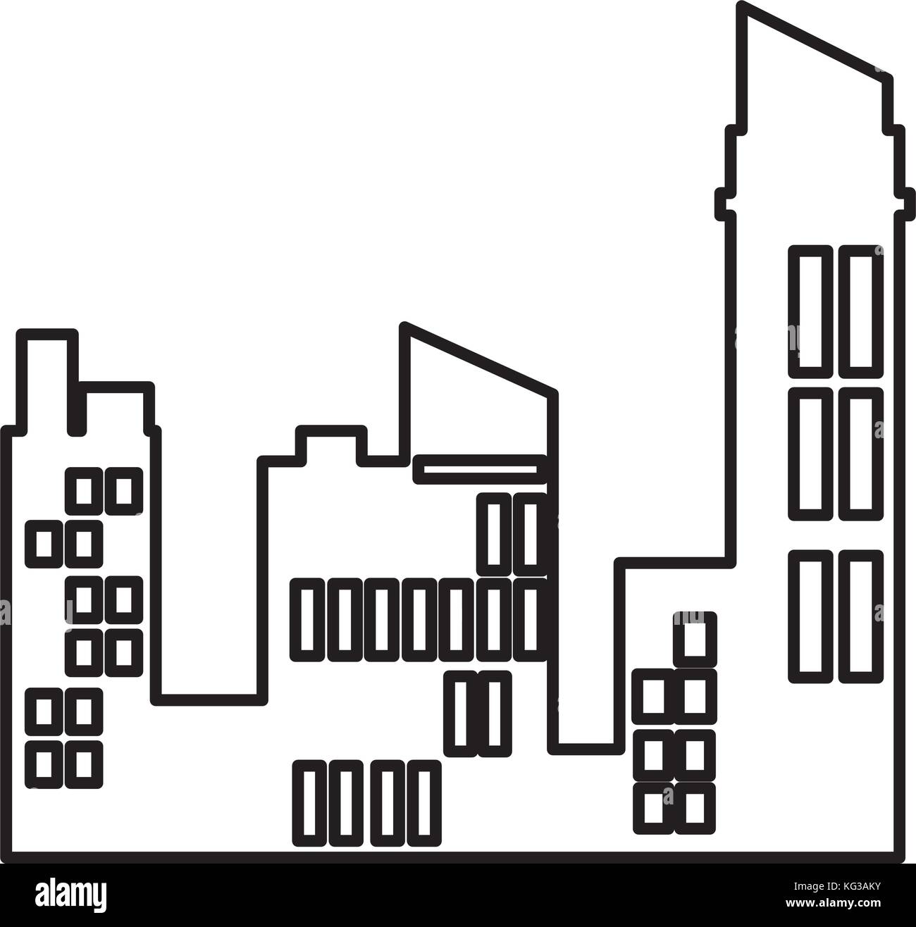 City buildings symbol Stock Vector Image & Art - Alamy