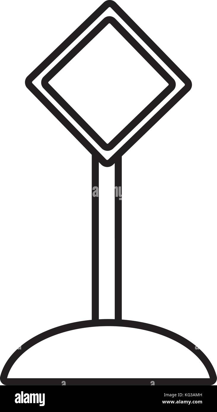 Roadsign blank isolated Stock Vector Image & Art - Alamy