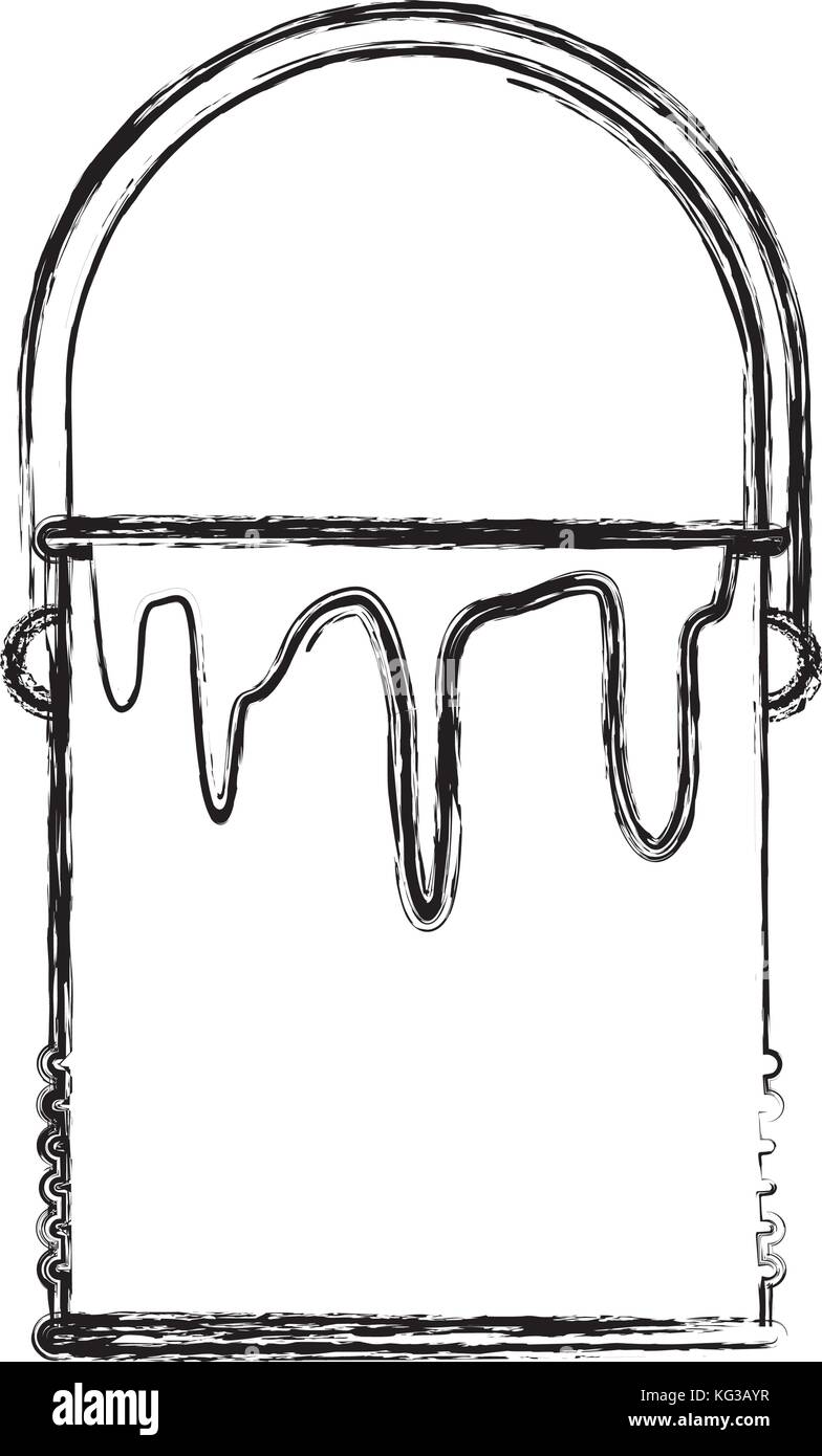 Paint bucket isolated Stock Vector Image & Art - Alamy