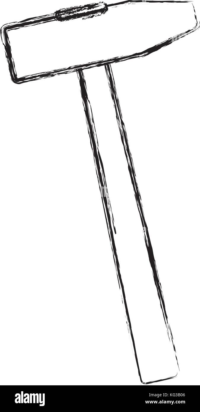 Mallet construction tool Stock Vector Image & Art - Alamy