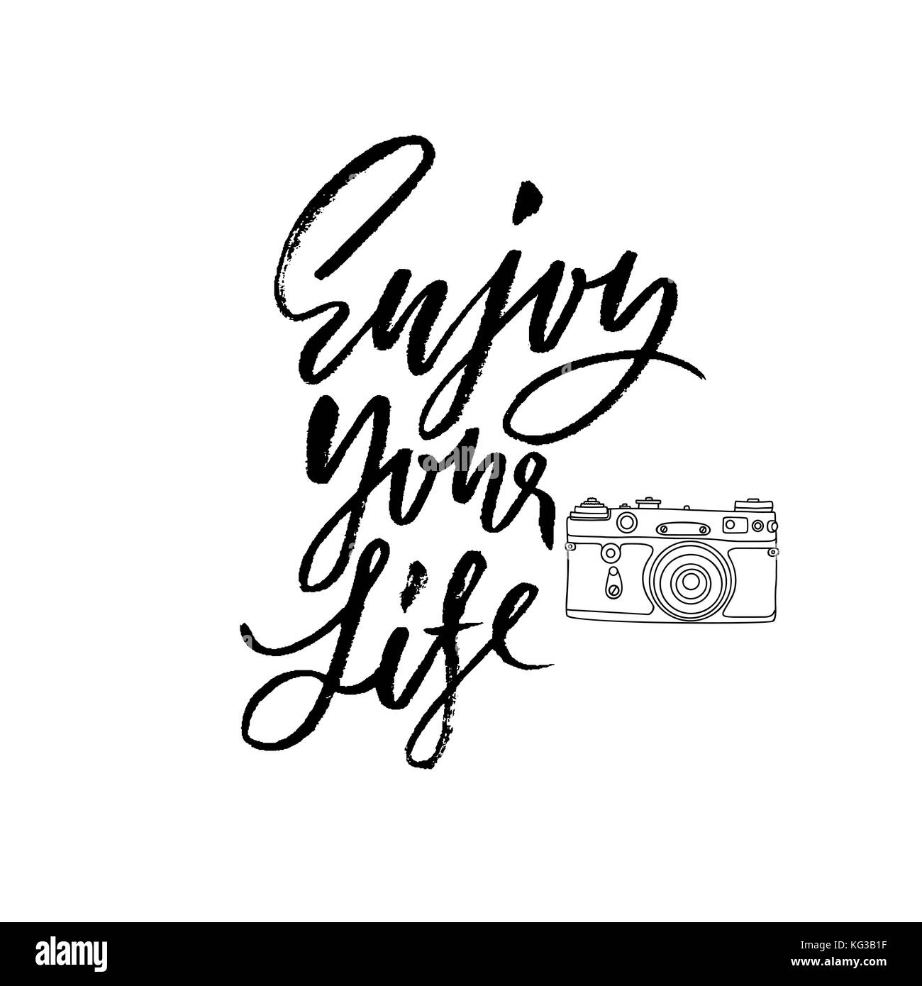 Enjoy life images Stock Vector Images - Alamy