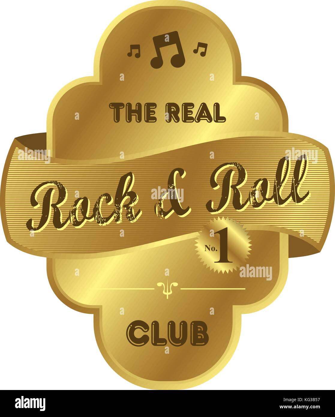 music label theme graphic art design illustration Stock Vector Image ...