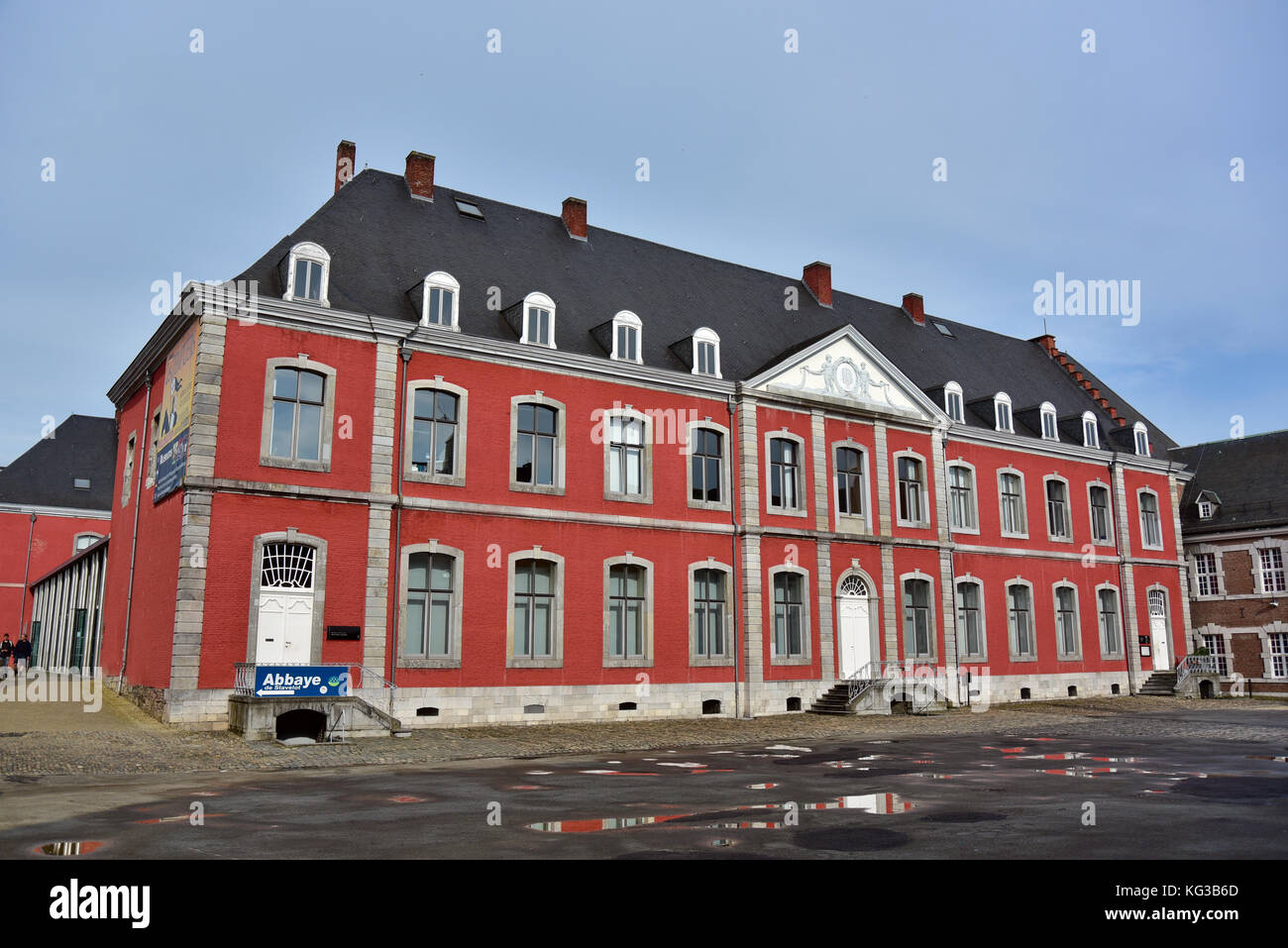 Stavelot Abbey. The Abbey of the Prince-Bishops of Stavelot, Belgium ...