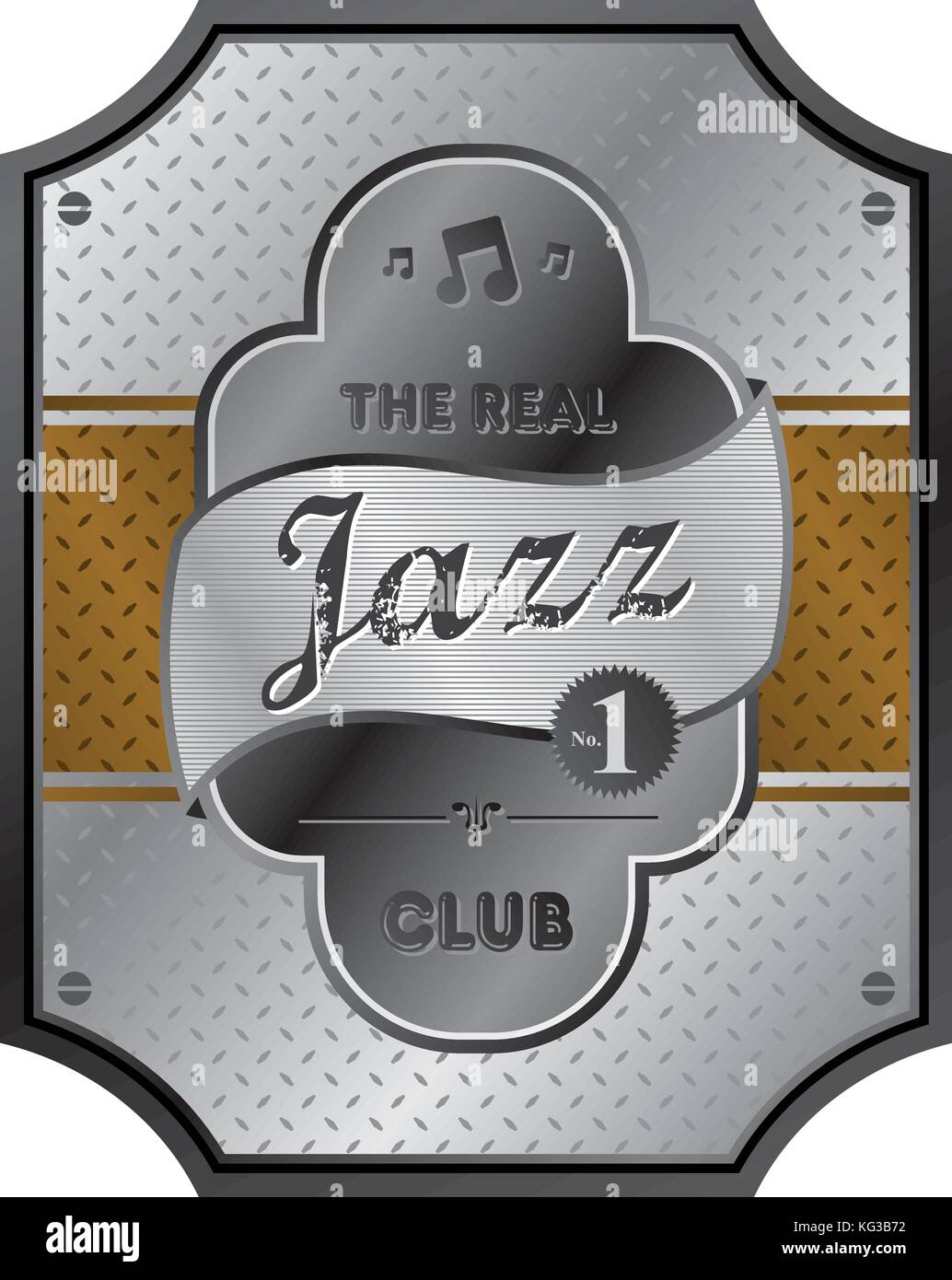 music label theme graphic art design illustration Stock Vector Image ...