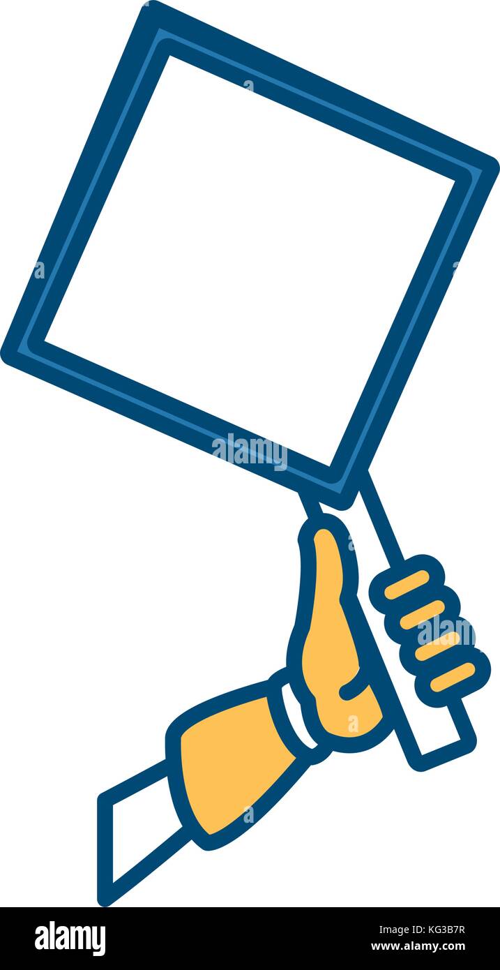Hand holding road sign Stock Vector Image & Art - Alamy