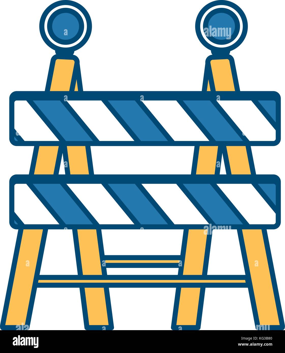 Construction barrier isolated Stock Vector Image & Art - Alamy