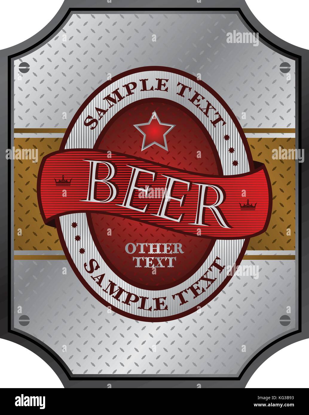 Gold hops Stock Vector Images - Alamy