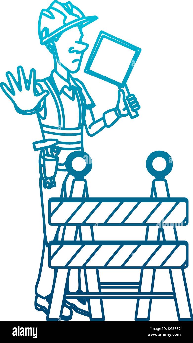 Cartoon worker with tool Stock Vector Image & Art - Alamy