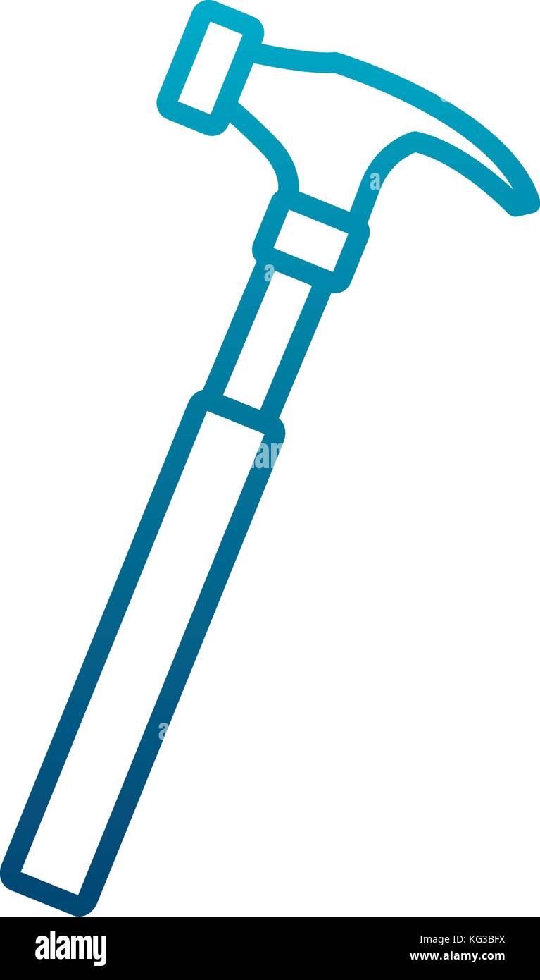 Hammer construction tool Stock Vector Image & Art - Alamy