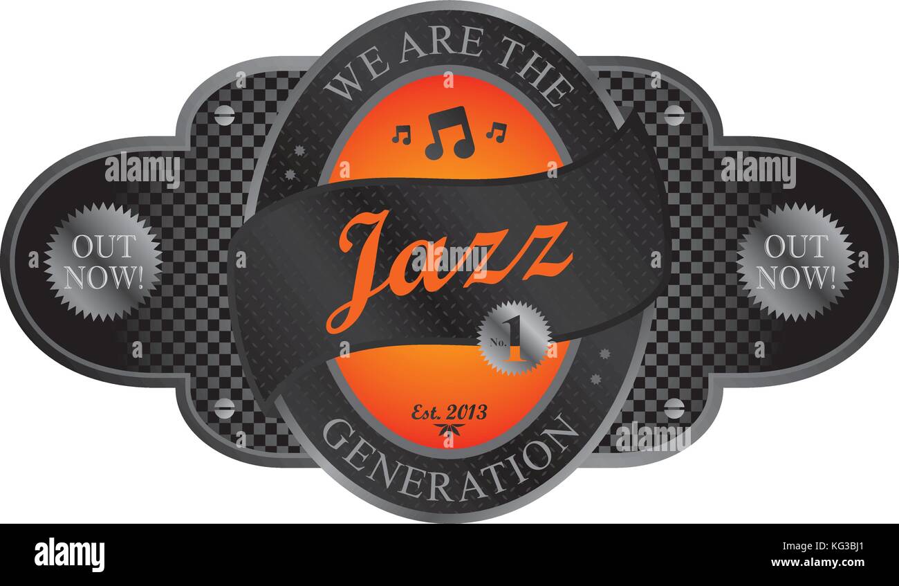 music label theme graphic art design illustration Stock Vector Image ...