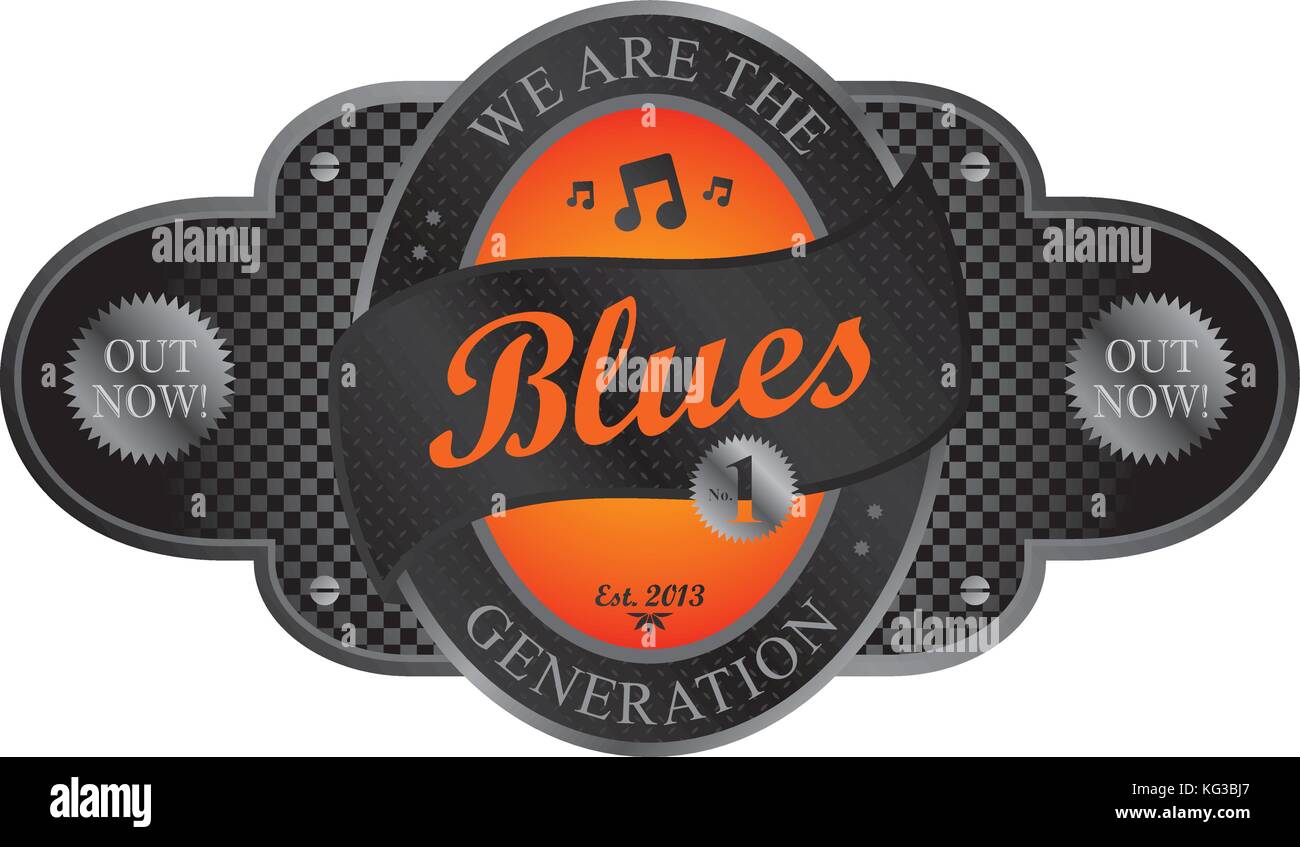 music label theme graphic art design illustration Stock Vector Image ...