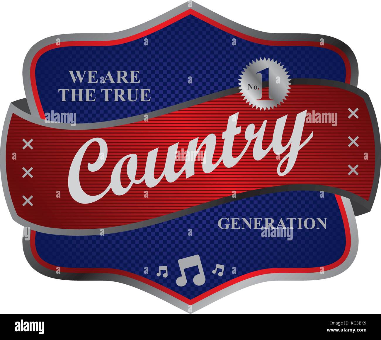 music label theme graphic art design illustration Stock Vector Image ...