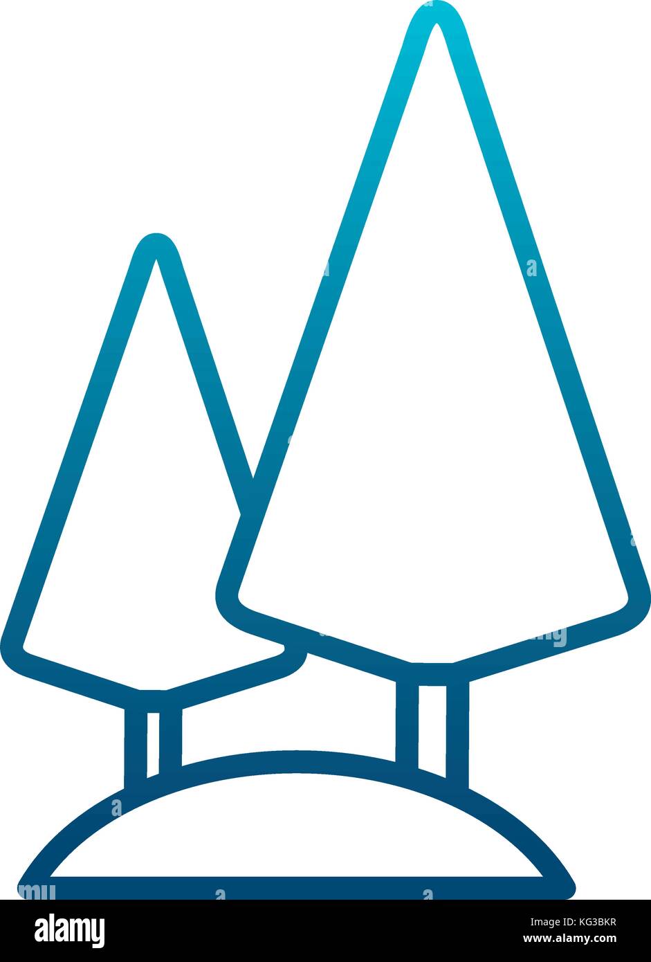 Tree pines symbol Stock Vector Image & Art - Alamy