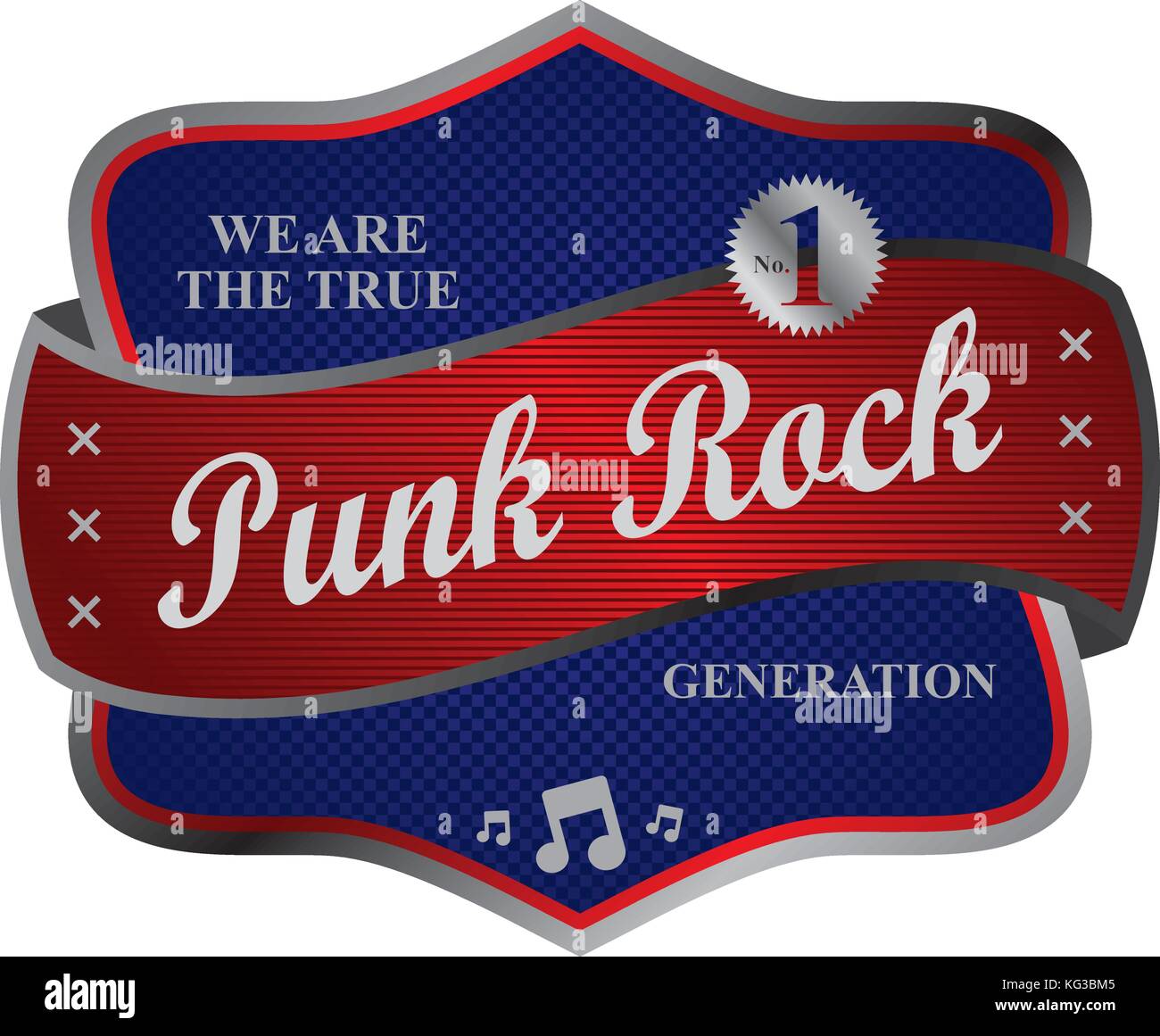 Punk theme vector vectors hi-res stock photography and images - Alamy
