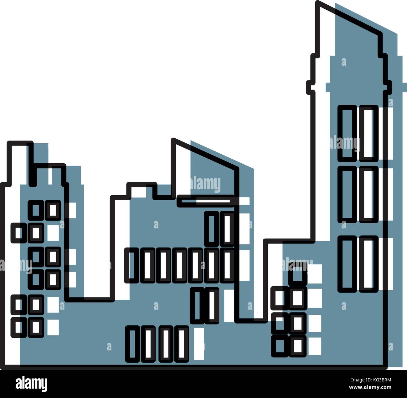 City buildings symbol Stock Vector Image & Art - Alamy