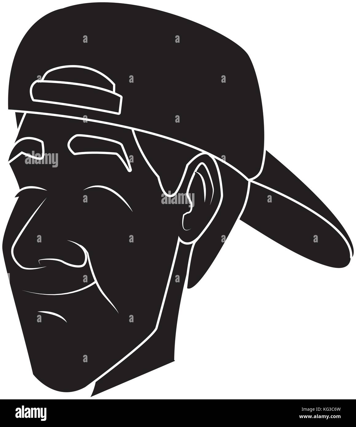 Man with hat Stock Vector Image & Art - Alamy