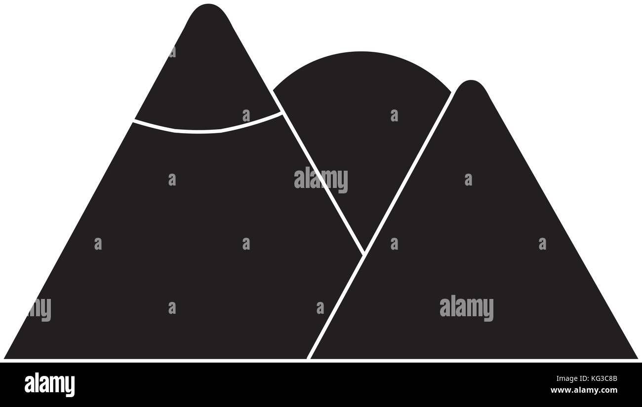 Mountains rock mountain world Stock Vector Images - Alamy