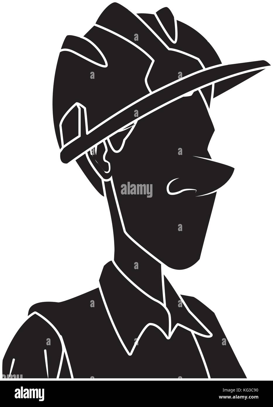 Cartoon worker with tool Stock Vector Image & Art - Alamy