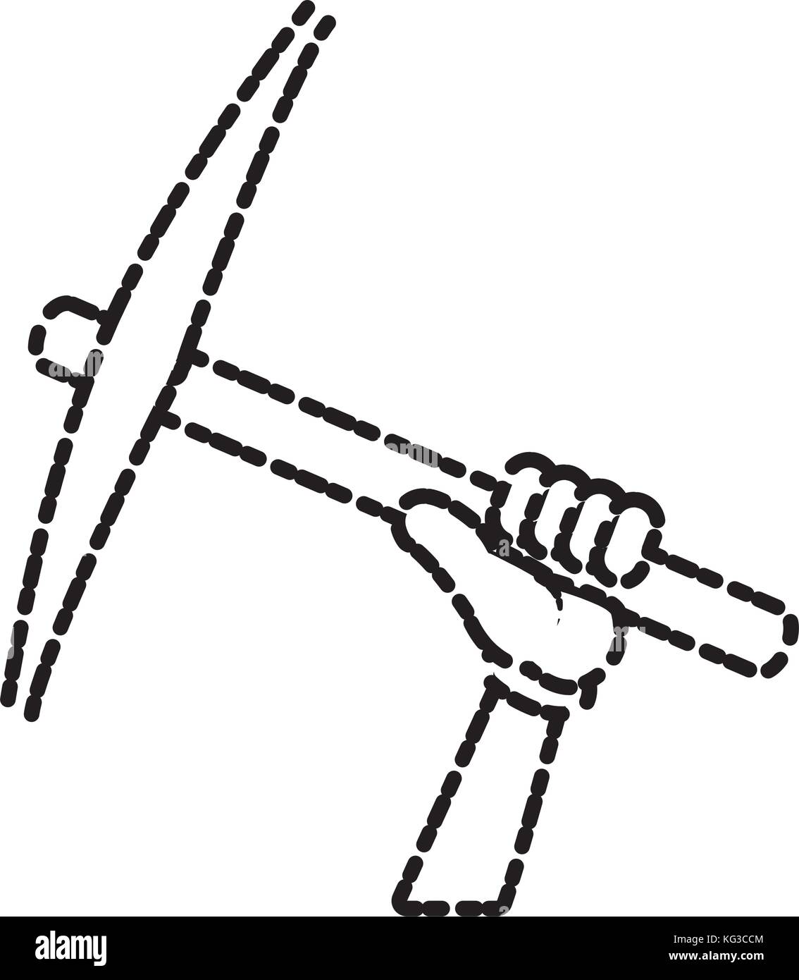 Hand holding pick Stock Vector Image & Art - Alamy