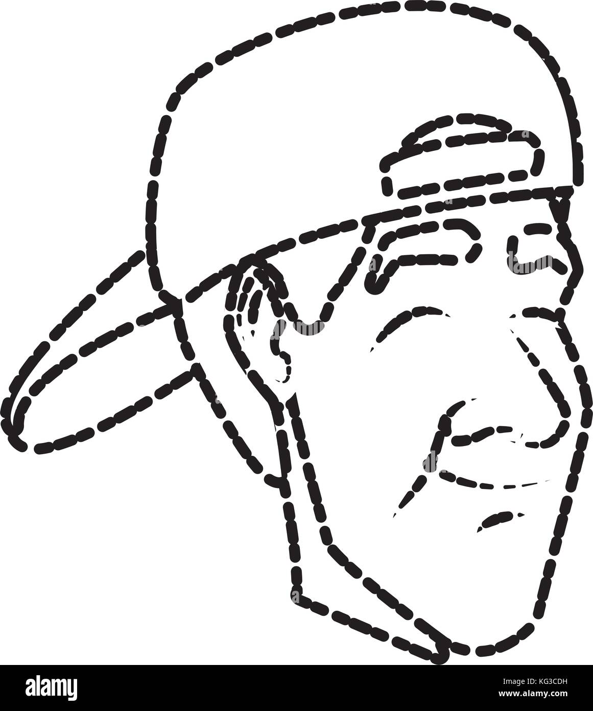 Man with hat Stock Vector Image & Art - Alamy