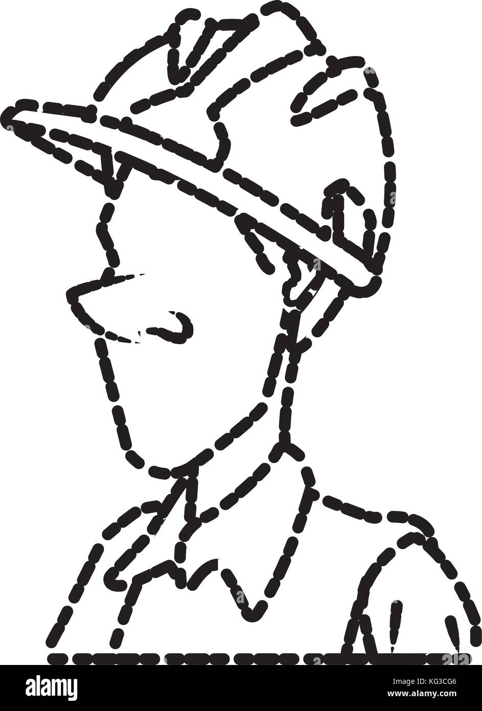 Cartoon worker with tool Stock Vector Image & Art - Alamy