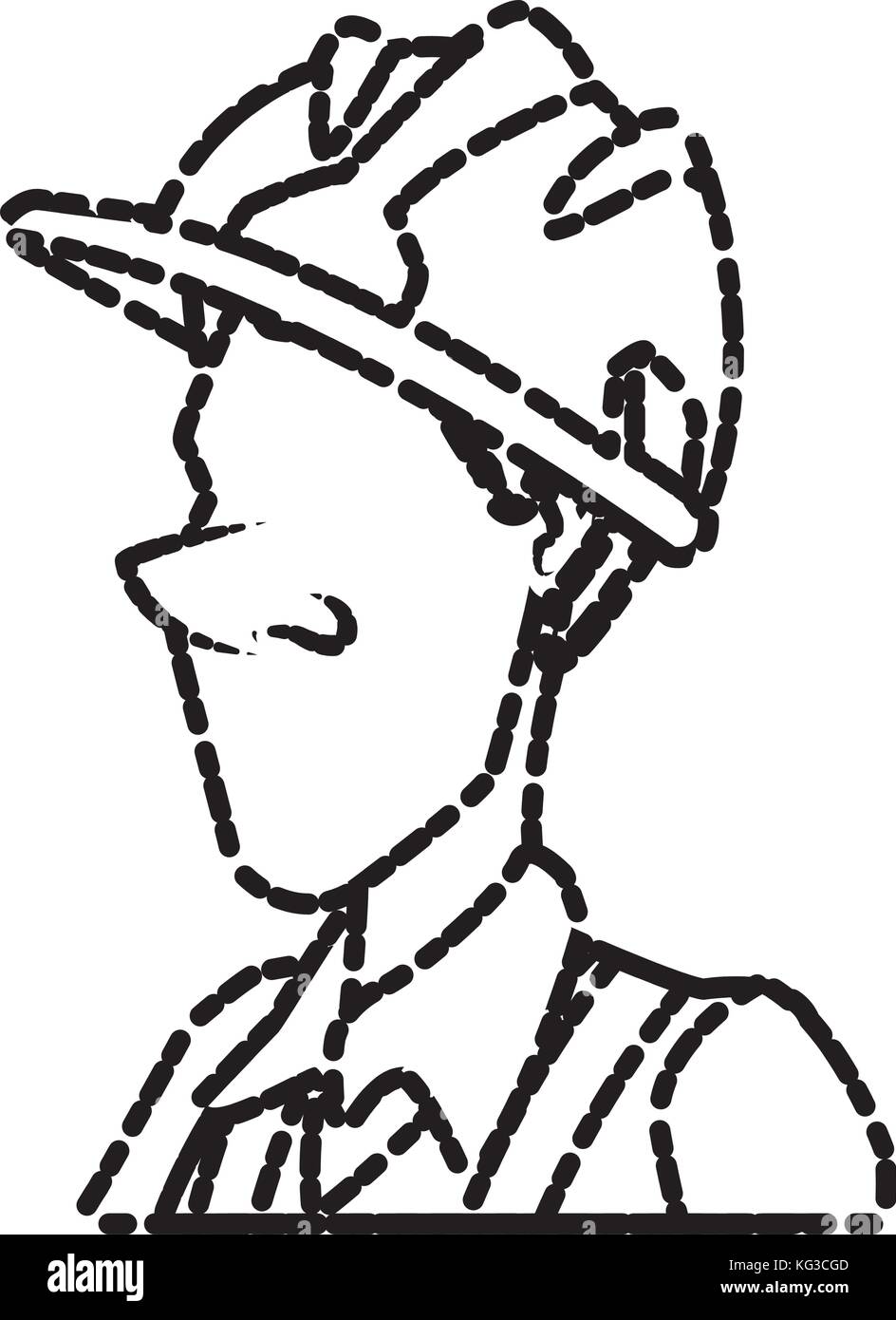 Cartoon worker with tool Stock Vector Image & Art - Alamy
