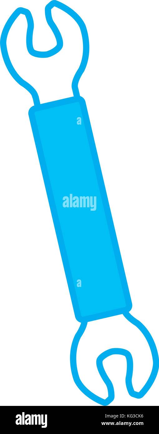 Wrench construction tool Stock Vector Image & Art - Alamy