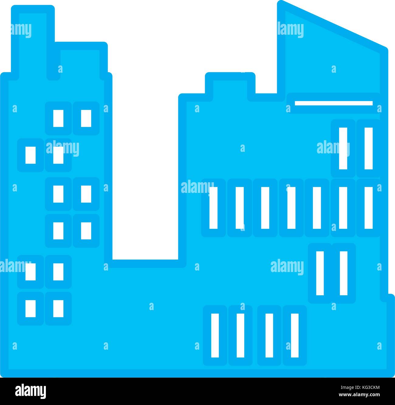 City buildings symbol Stock Vector Image & Art - Alamy