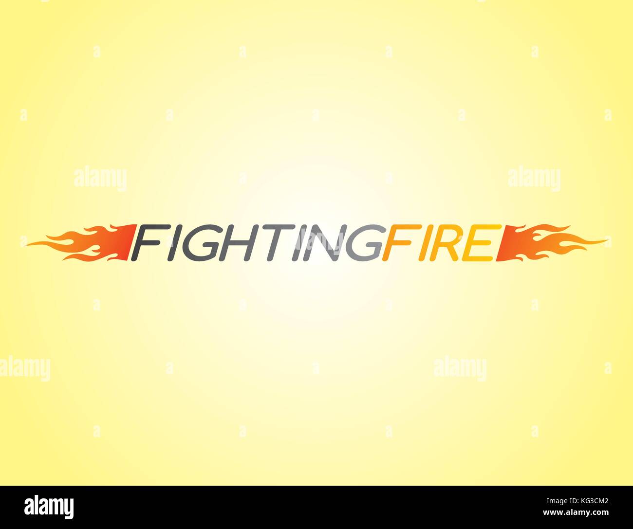 editable fire theme vector graphic art design illustration Stock Vector ...