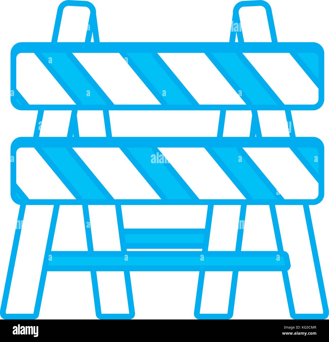 Construction barrier isolated Stock Vector Image & Art - Alamy