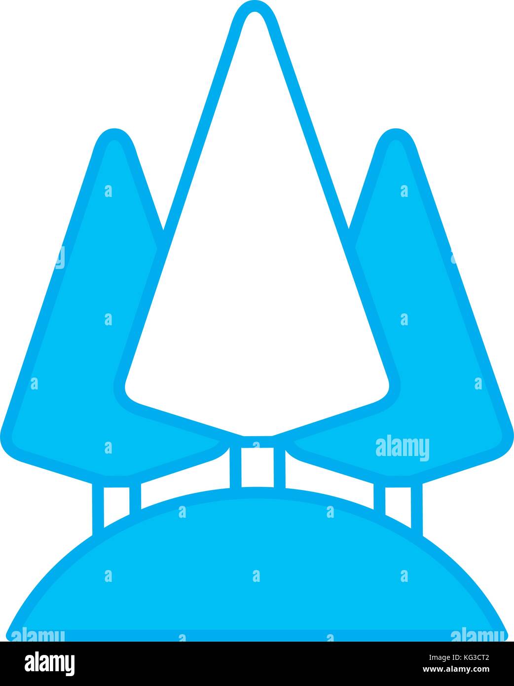 Tree pines symbol Stock Vector Image & Art - Alamy