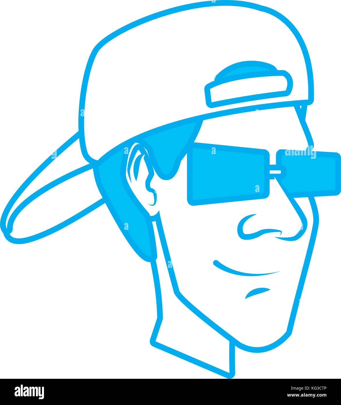 Man with hat Stock Vector Image & Art - Alamy