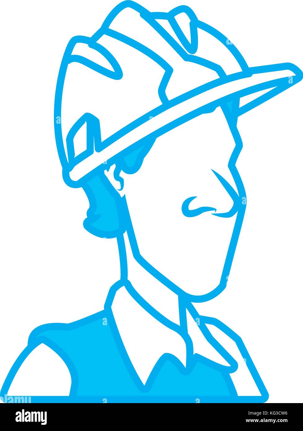 Cartoon worker with tool Stock Vector Image & Art - Alamy