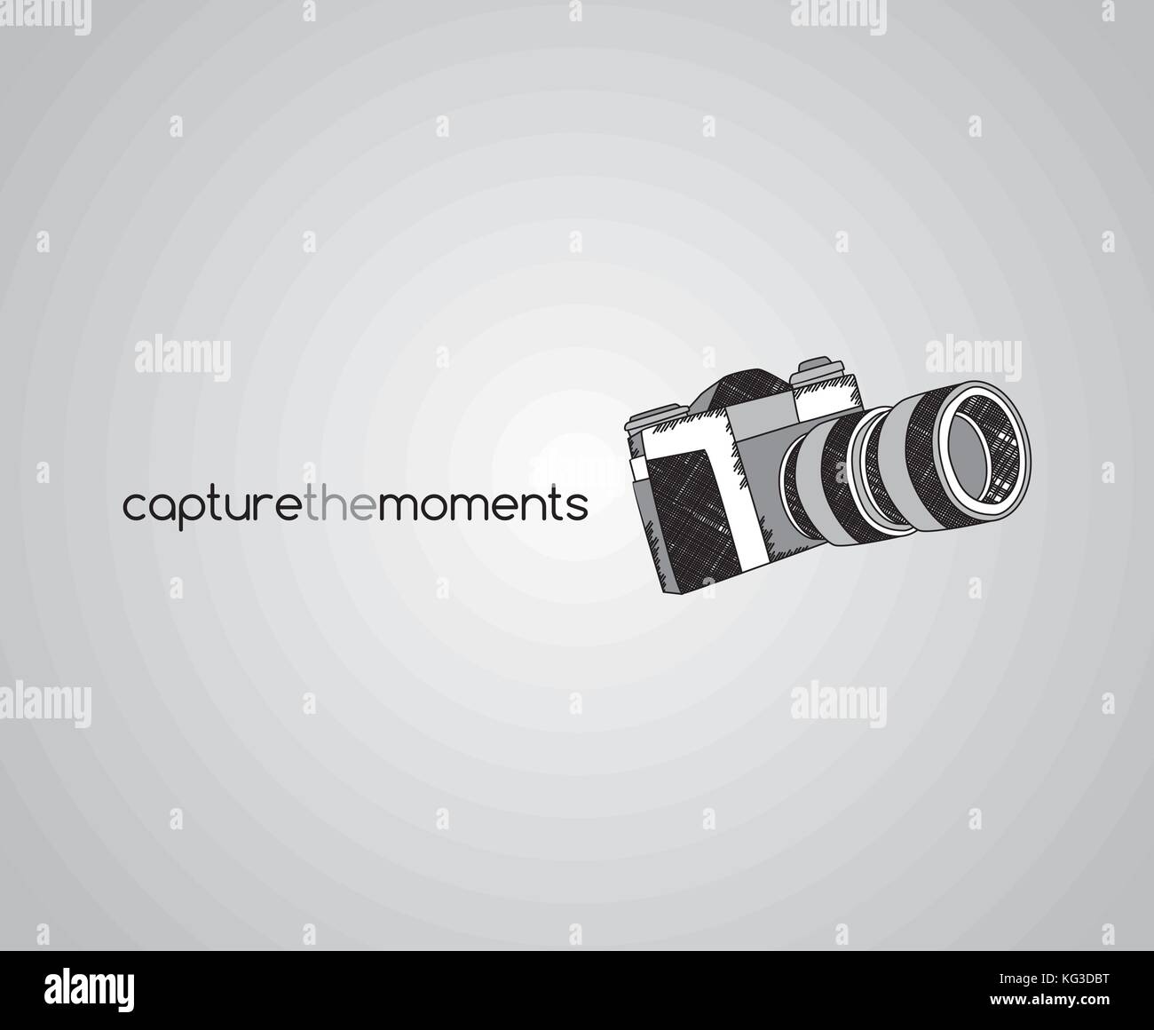 editable camera theme vector graphic art design illustration Stock ...
