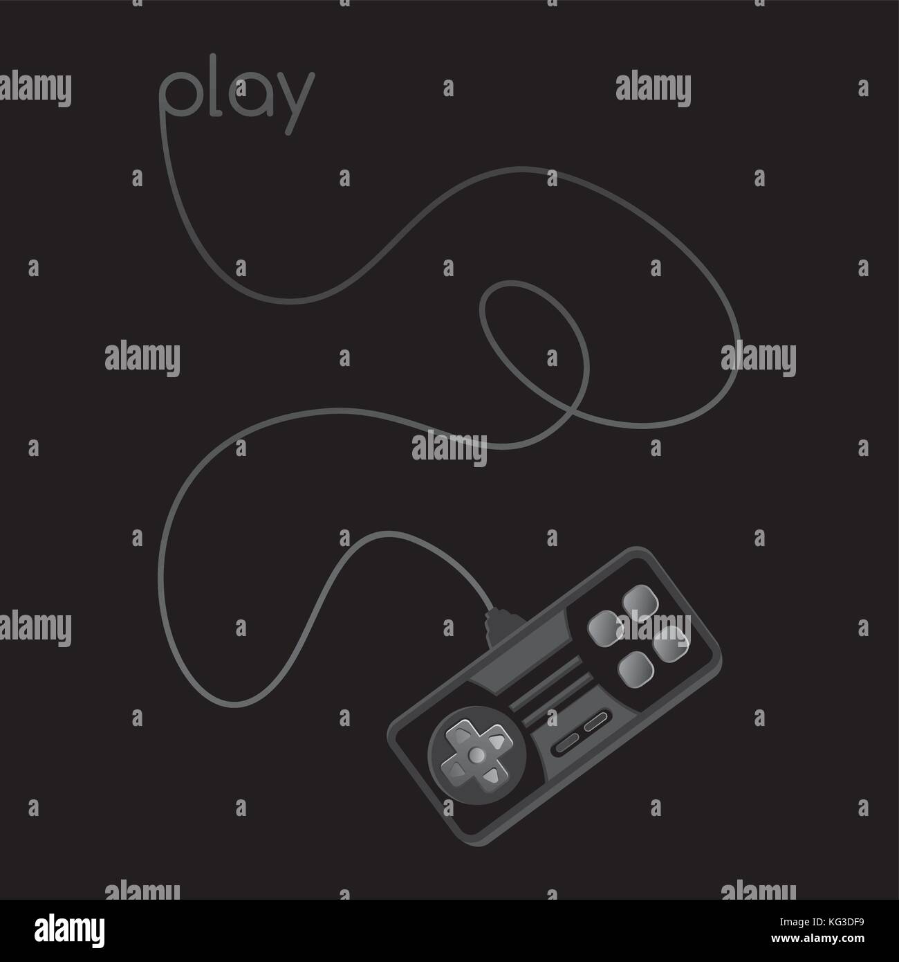 editable video game console theme vector graphic art design ...