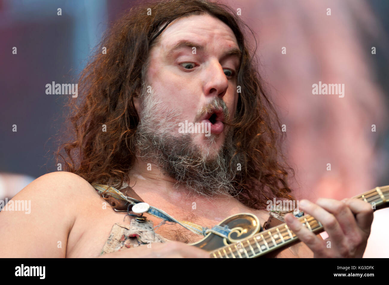 Kiel, Germany, June 25, 2015: American Rockgrass-Band Hayseed Dixie ...