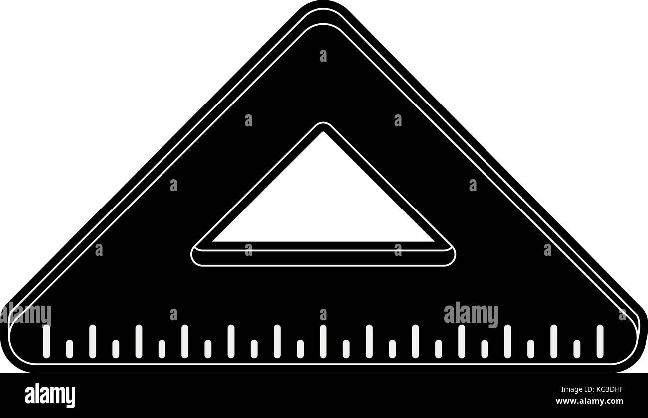 ruler triangle icon image Stock Vector Image & Art - Alamy