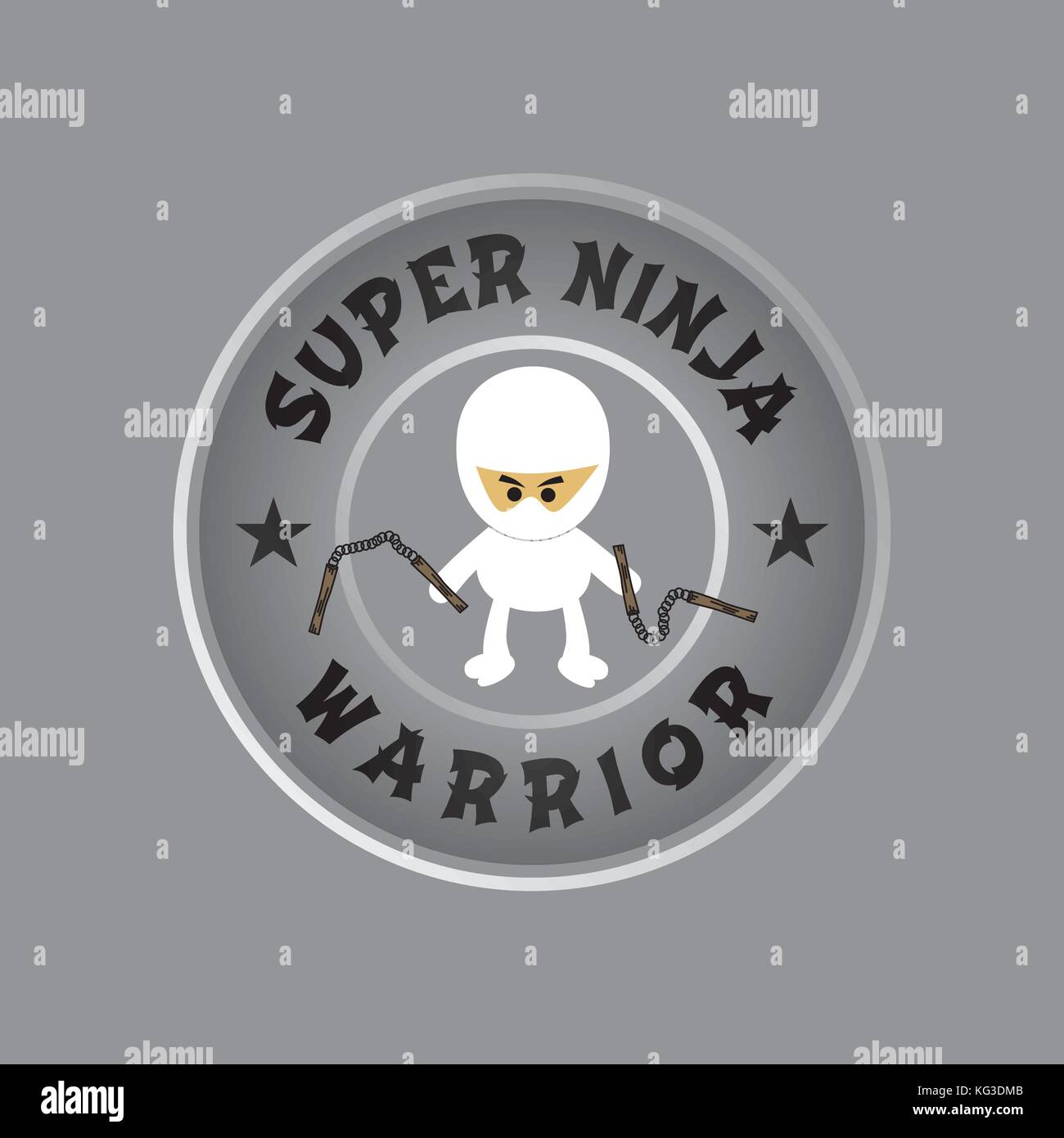 ninja character theme vector graphic art design illustration Stock ...