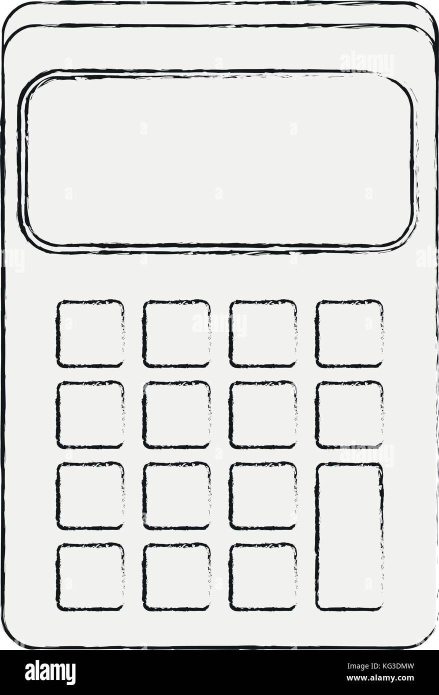 Blank calculator screen Stock Vector Images - Alamy