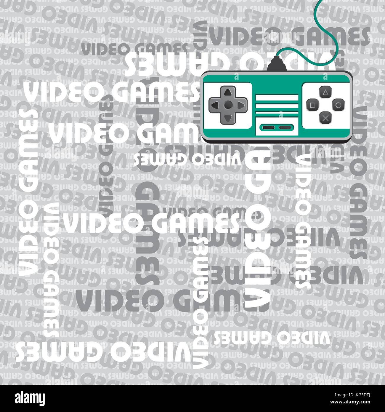 editable video game console theme vector graphic art design ...