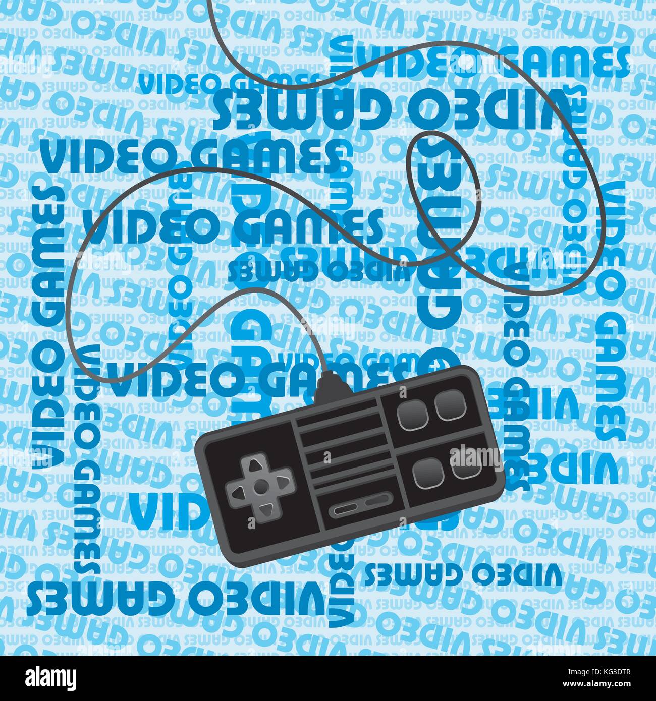 editable video game console theme vector graphic art design ...