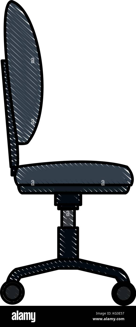 Office chair with wheels Stock Vector Image & Art - Alamy