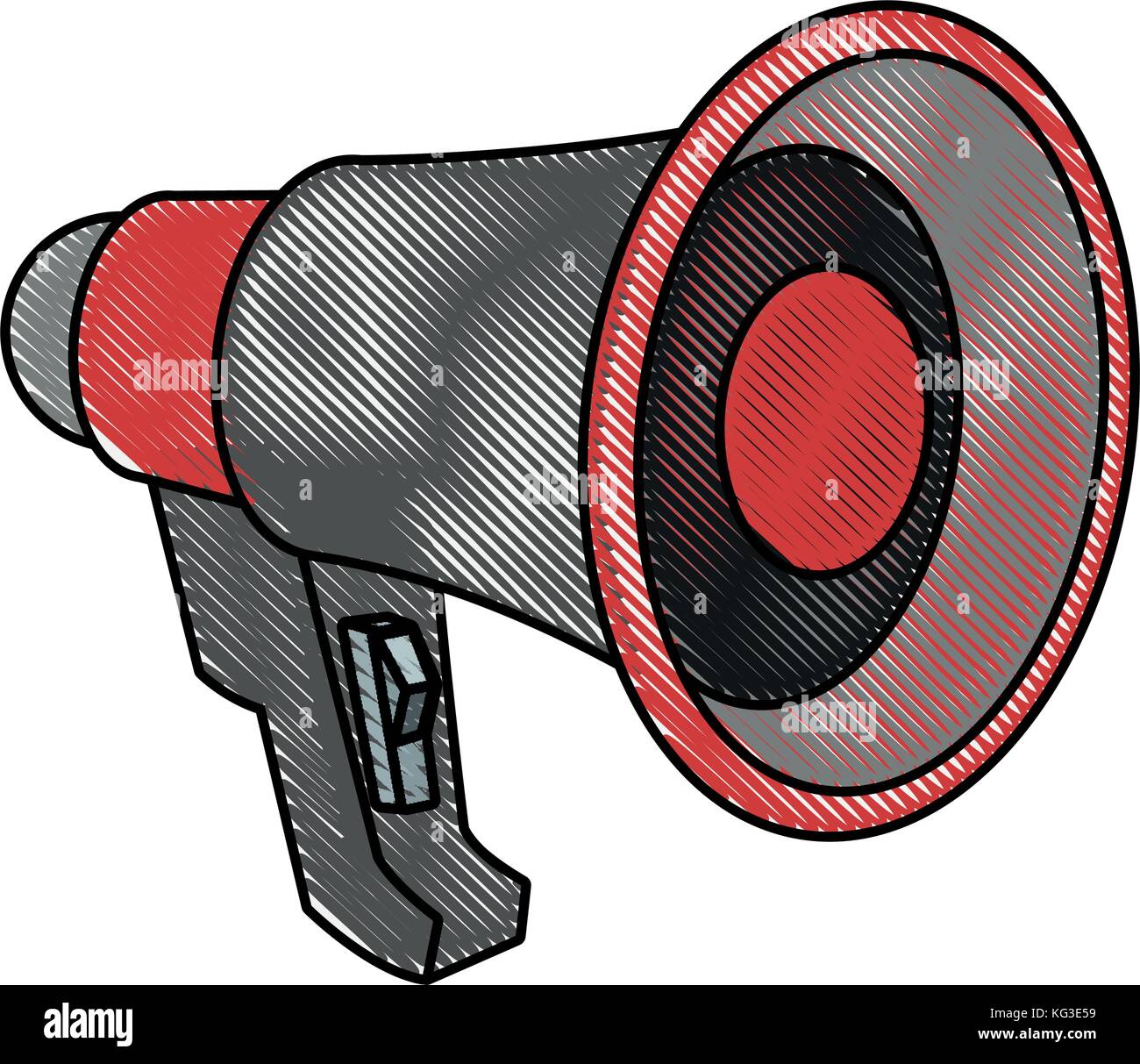 Bullhorn advertising symbol Stock Vector Image & Art - Alamy