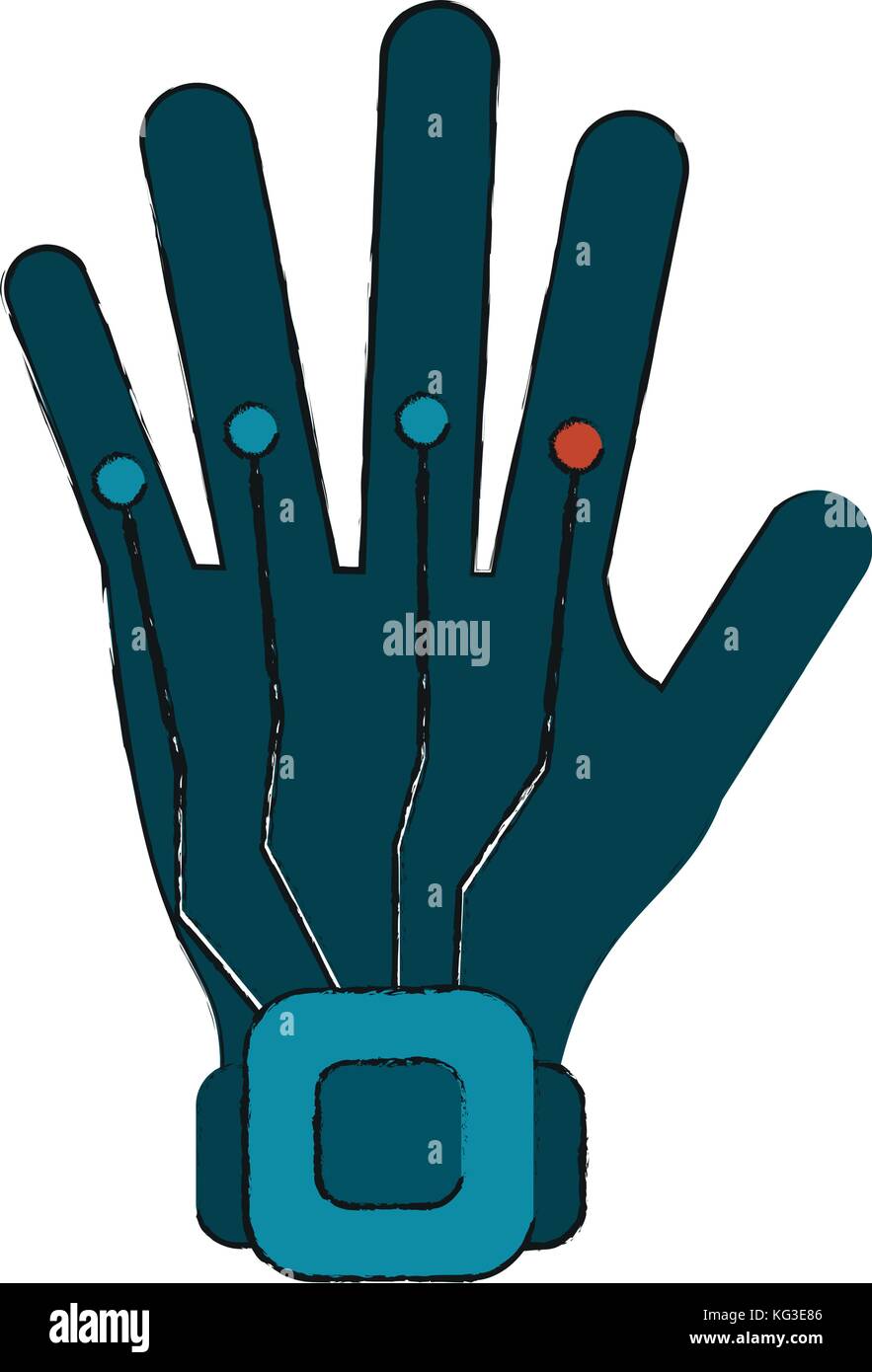 Hand controller technology Stock Vector Image & Art - Alamy