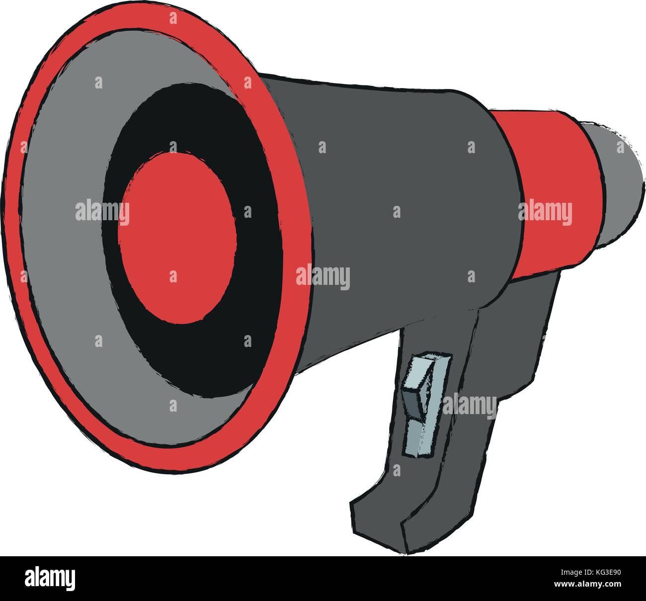 Bullhorn advertising symbol Stock Vector Image & Art - Alamy
