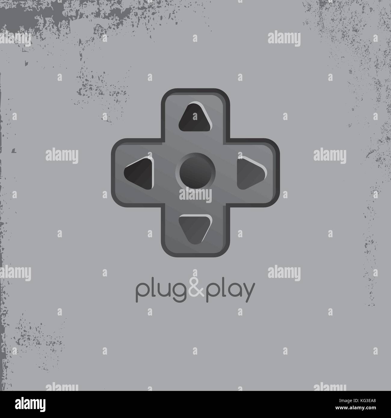 gaming console theme vector graphic art design illustration Stock ...