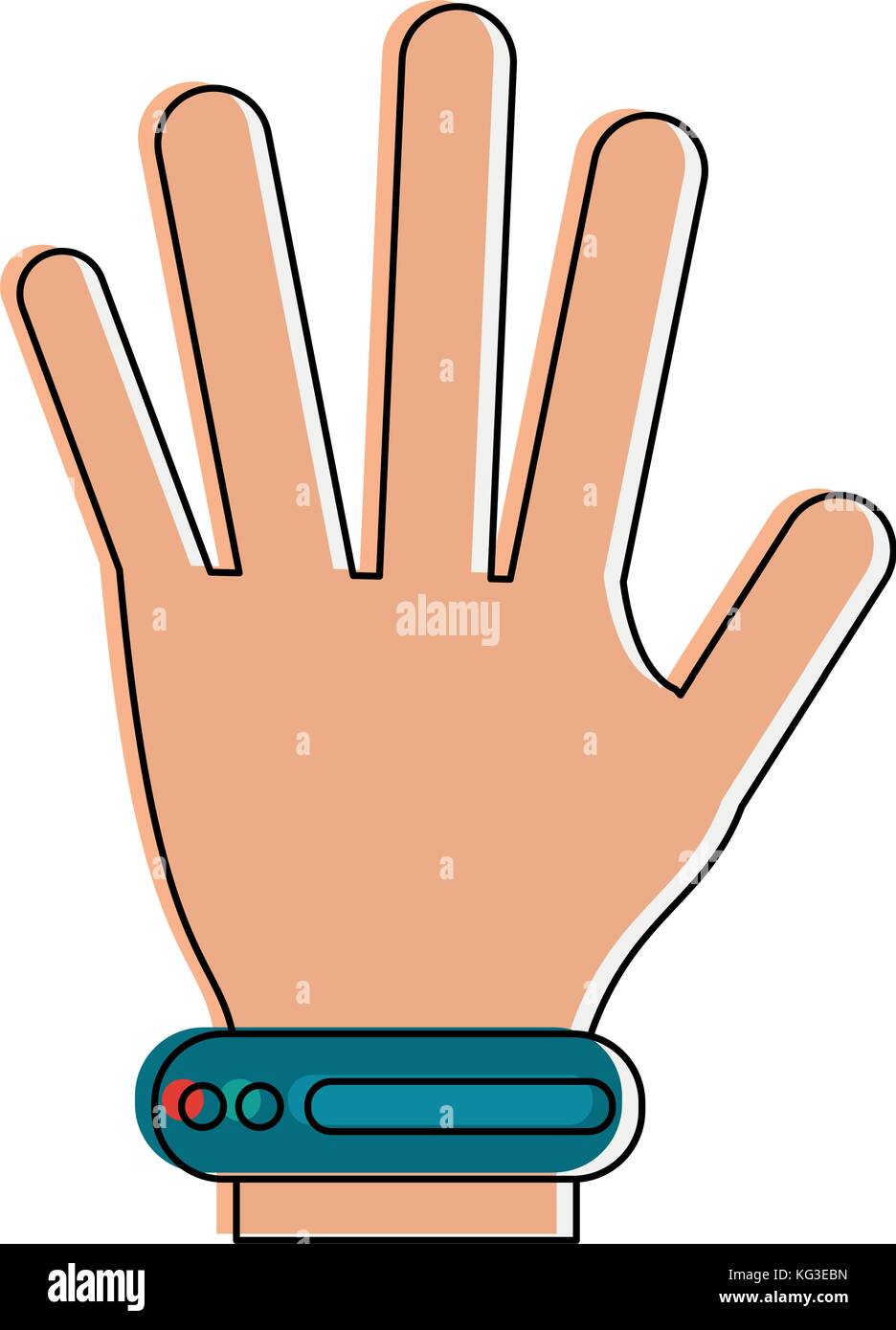 Hand controller technology Stock Vector Image & Art - Alamy